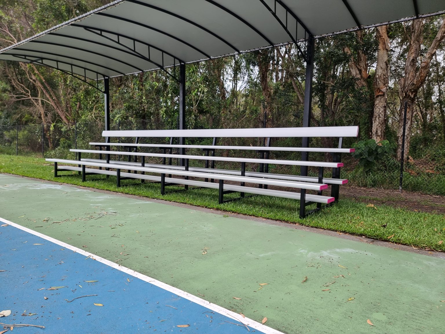 Caulfield 3 Tier Premium Spectator Stand – Aluminium Seating Specialists