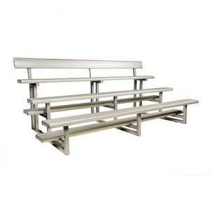 Caulfield 3 Tier Premium Spectator Stand – Aluminium Seating Specialists