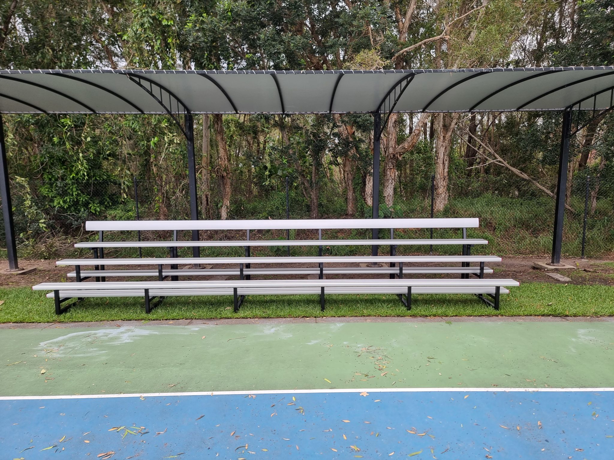 Caulfield 3 Tier Premium Spectator Stand – Aluminium Seating Specialists